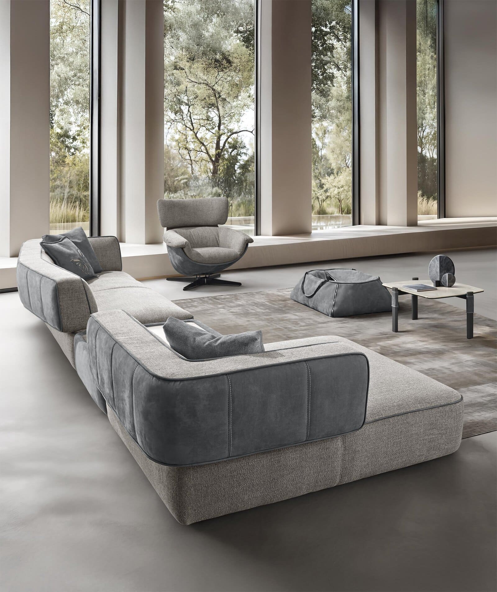 Morgan Corner Sectional Sofa by Gamma Arredamenti - CA...